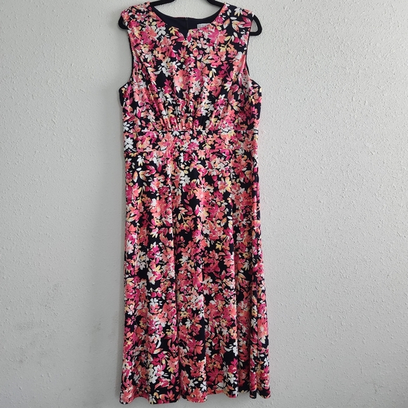 London Times | Dresses | London Times Black Floral Dress | Poshmark